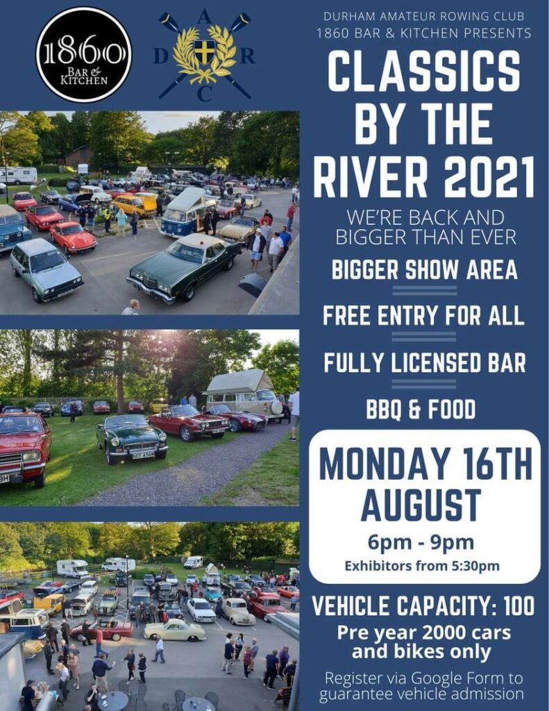 Classics by the River to return on August 16th – Durham Amateur Rowing Club